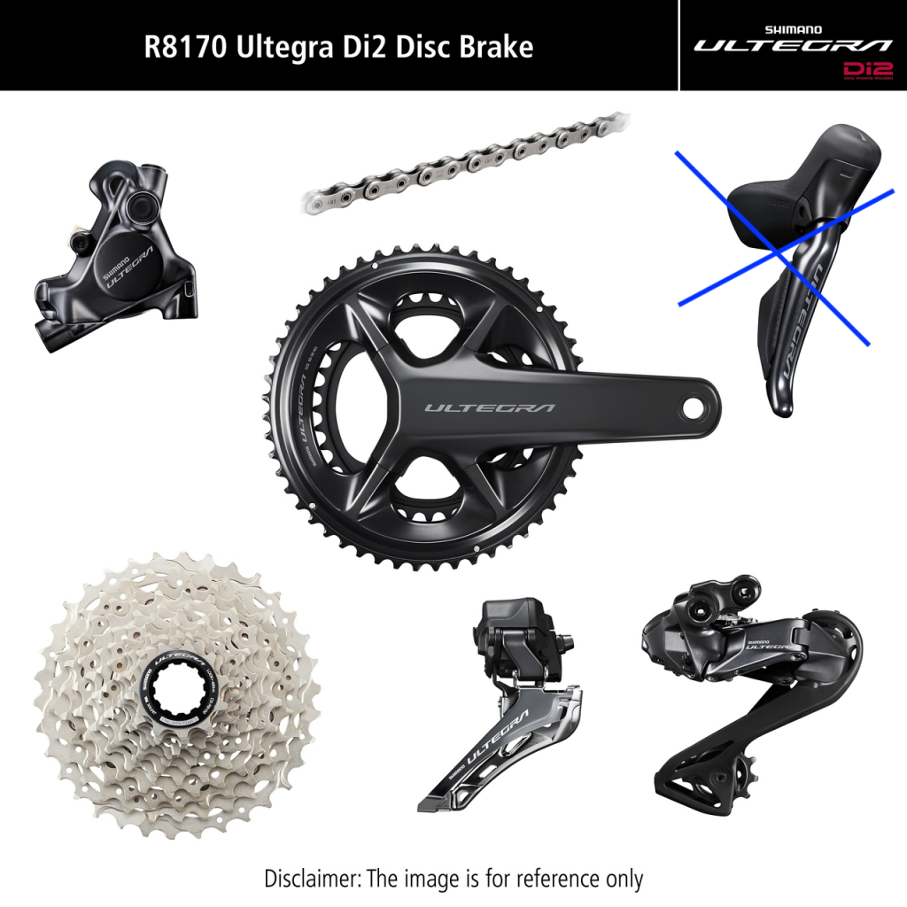 Shimano Ultegra R8170 DI2 Disc 12 Speed !! TIJDRIT Groepset - Delta Bikes