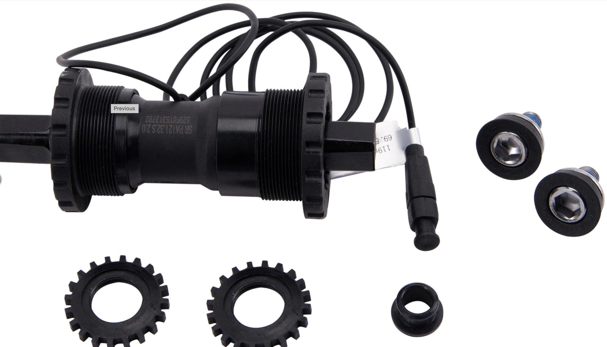 Bafang Bracketset, Can Bus, kabellengte ca. 90 cm, met rechthoekige ...