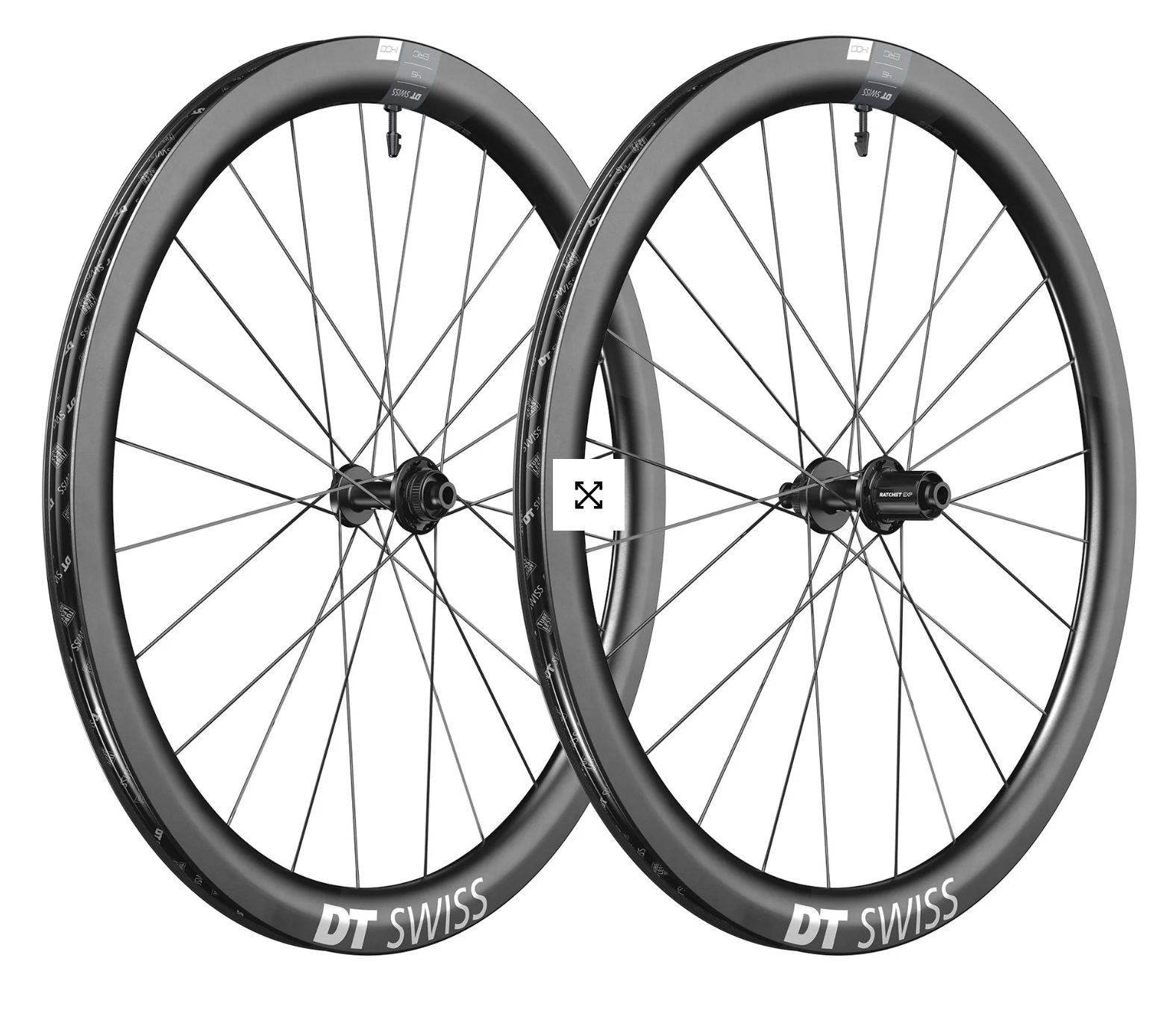 DT-Swiss ERC 1600 DICUT® Wielset 45mm Disc Dt-Swiss 350 - Delta Bikes